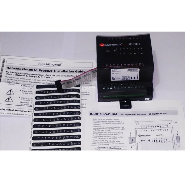 Módulo de expansión de 16 entradas digitales IO-DI16 UNITRONICS