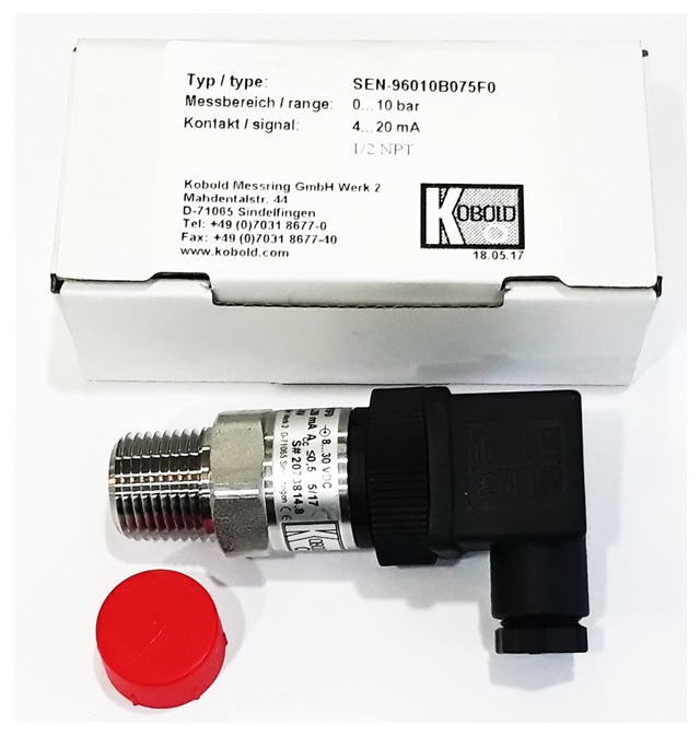 Sensor de presión 10 bar 1/2 NPT Kobold